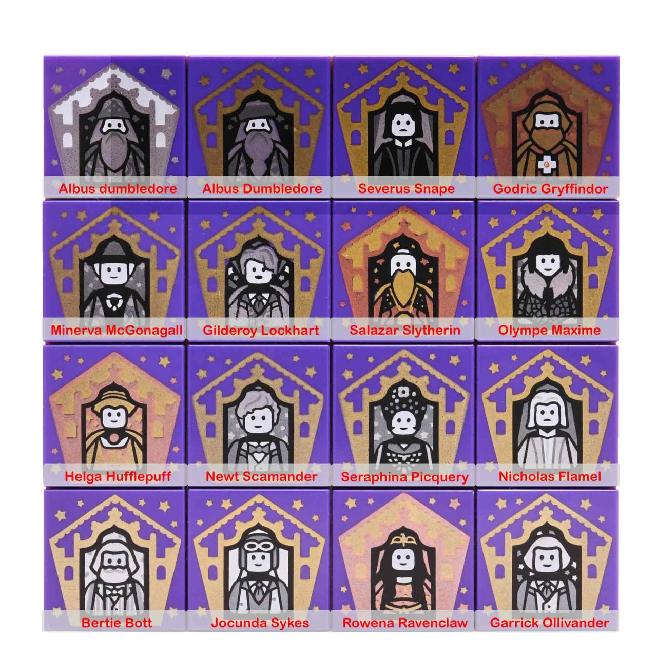 Harry Potter Wizard Cards 16 stuks | Losseminifiguren.nl